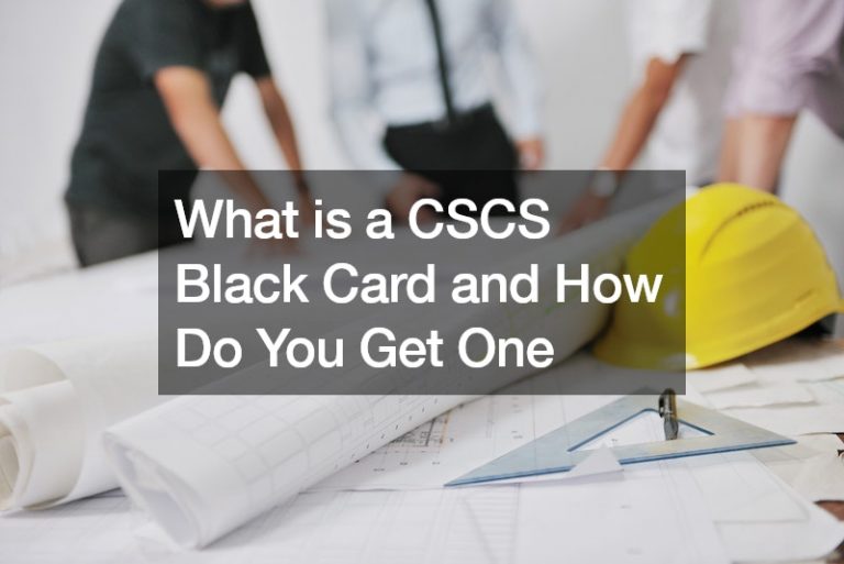 What is a CSCS Black Card and How Do You Get One - Madison County Library